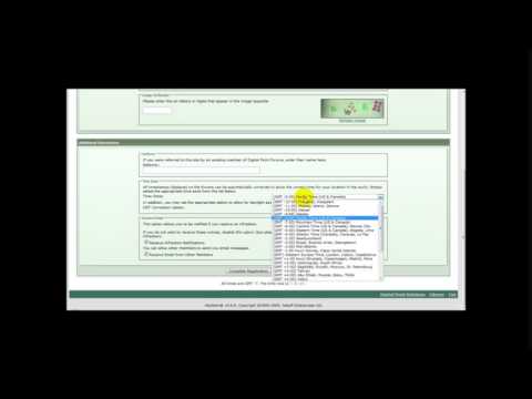 How to register on digital point forums