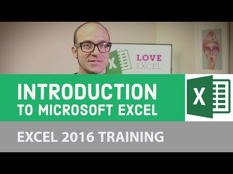 Introduction to Microsoft Excel - Excel 2016 [1/24]