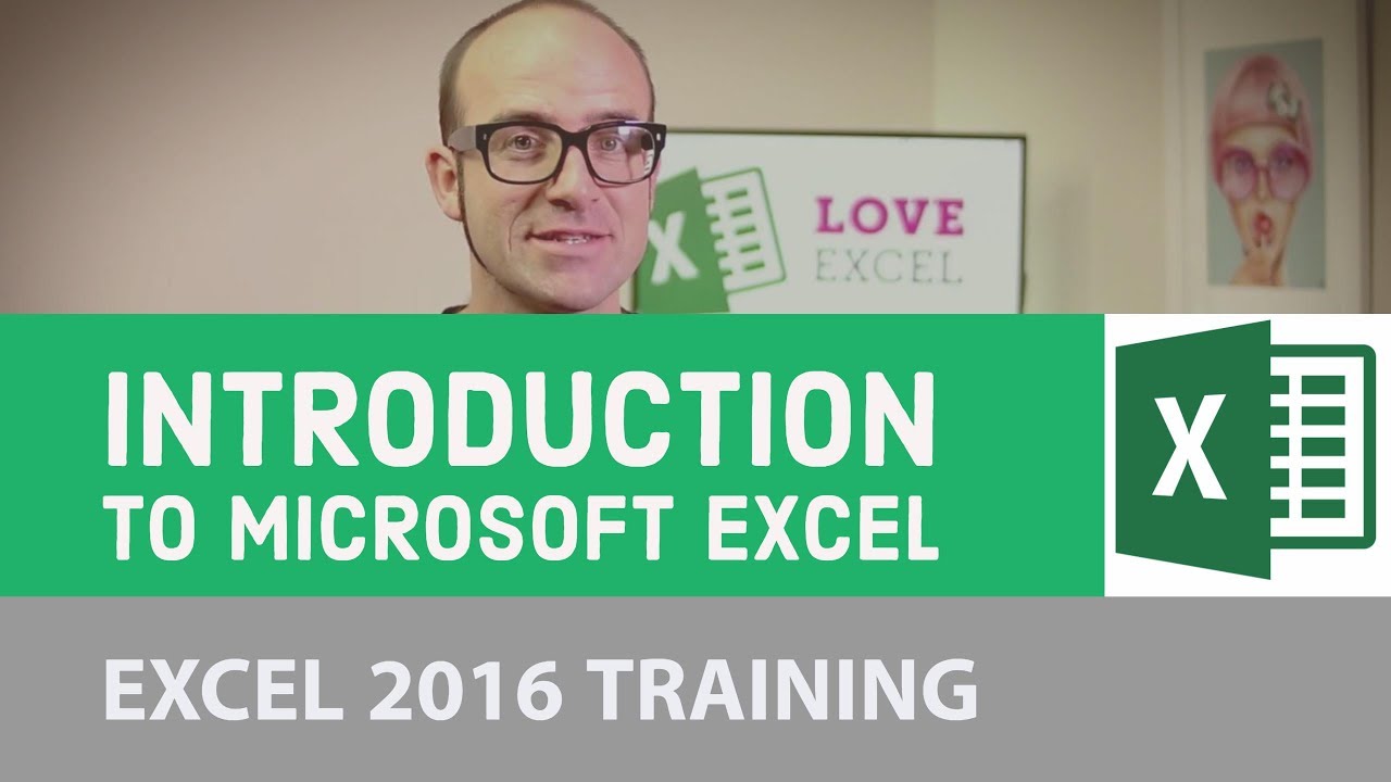 Introduction to Microsoft Excel - Excel 2016 [1/24]