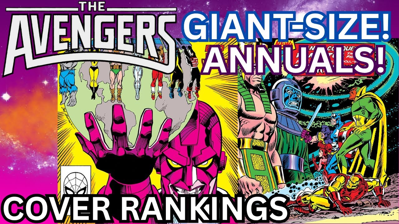 12 classic AVENGERS covers: GIANT-SIZE and ANNUALS!
