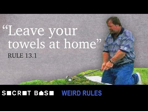 How a towel got this golfer disqualified | Weird Rules