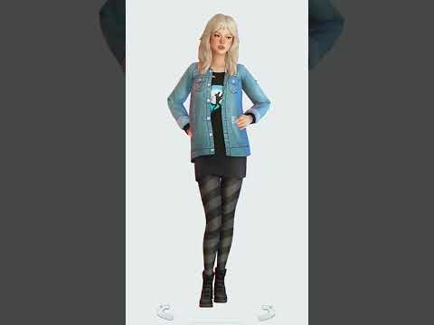CUTE NO CC OUTFITS | The Sims 4 #thesims #sims #shorts