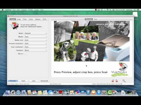VueScan for Mac OS X - Getting Started