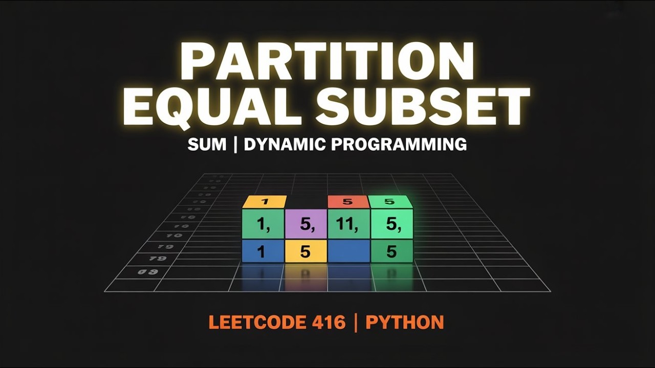 Partition Equal Subset Sum | Dynamic Programming Explained with Code | DSA Interview Prep