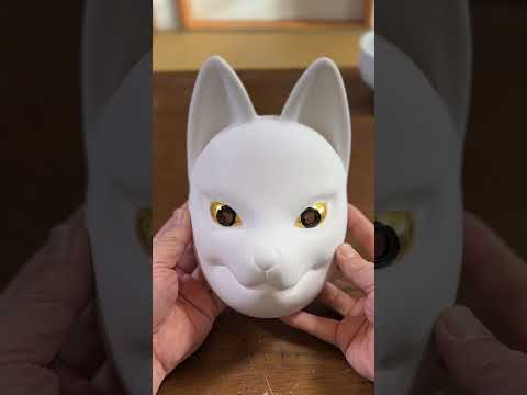 【Fox mask making】#foxmask #shorts #japanesemask #wooden