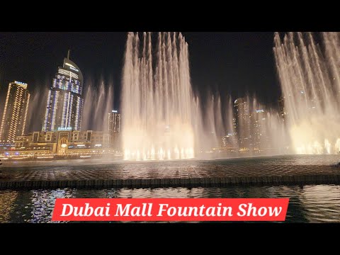 Dubai Mall Water Fountain Show | The Best Dancing Fountain Show around the world