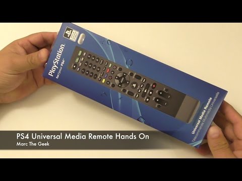 PS4 Universal Media Remote Hands On & Setup