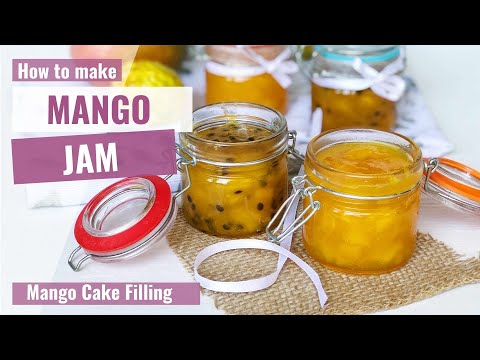 HOW TO MAKE MANGO JAM | Mango Cake Filling