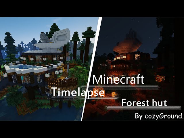 A small Forest Hut in Minecraft Minecraft Map