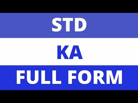 STD full form | What is the full form of STD ?