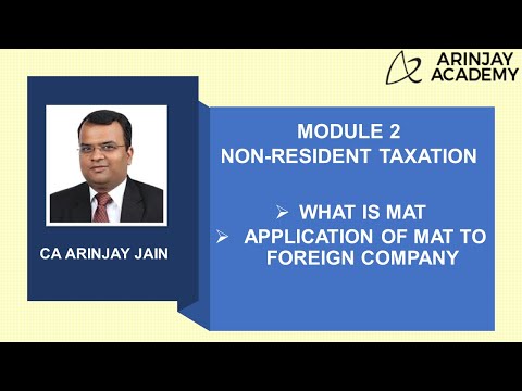 What is MAT and Application of MAT to foreign company - +91-9667714335