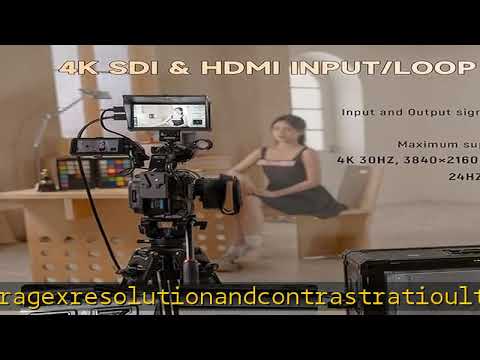 VILTROX DC-X3 2000 Nits SDI Camera Field Monitor Kit with Rig Cage, 4K HDMI 6" Touchscreen On Camer