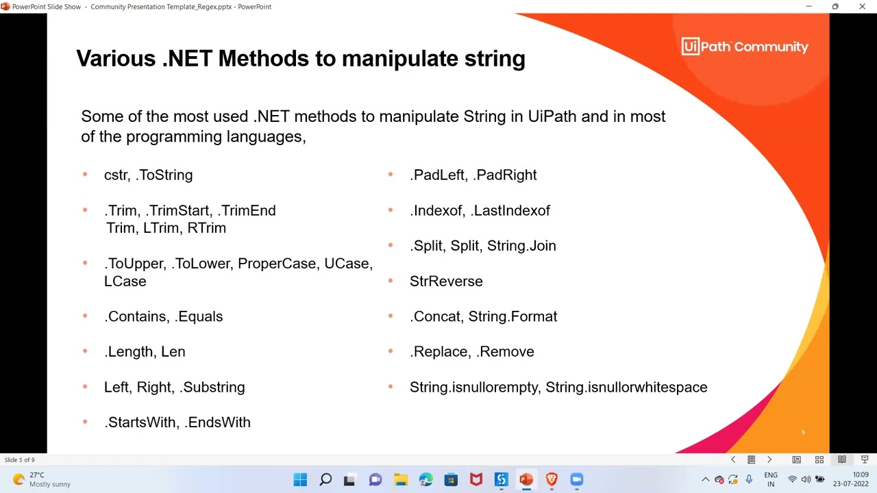 String Manipulation and Regular Expression Basic to Advanced in UiPath