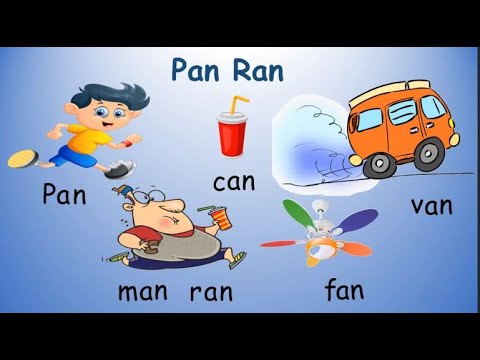 Develop Early Reading with Pan Ran's Short Stories- CVC Words| Short Stories |Educational Stories
