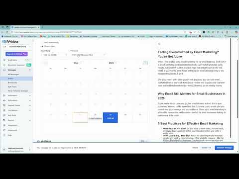 AWeber Newsletter Assistant AI Writer: Write Newsletters FAST! (Full Demo)
