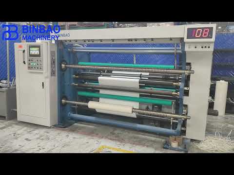 High Tensile Strength DuPont Tyvek Paper Roll Slitting Rewinder Machine For Isolation Transformer