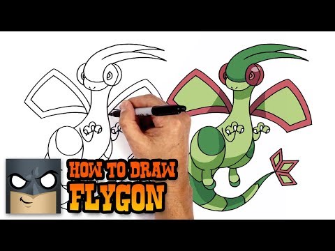 How to Draw Flygon | Pokemon (Art Tutorial) – Local Diary Crossed ...