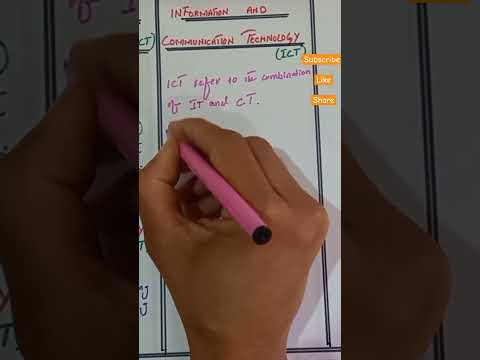 Define information and communication technology (ICT) #physics #class10