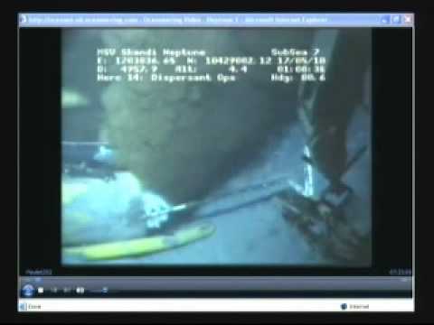 Deepwater Horizon: ROV monitoring damaged riser (VIDEO) | Maritime ...