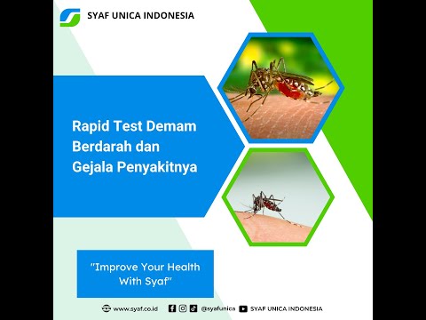 Rapid Test Demam Berdarah dan Gejala Penyakitnya