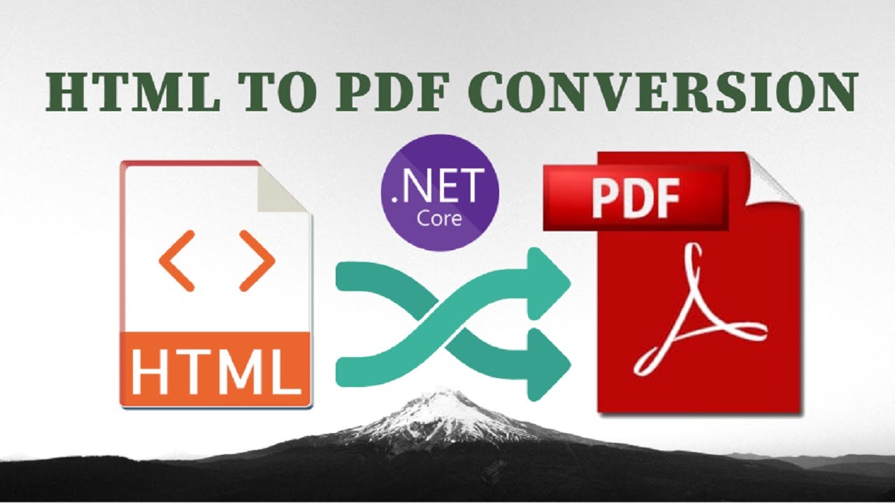 Convert HTML to PDF in ASP.NET Core [Free Package]