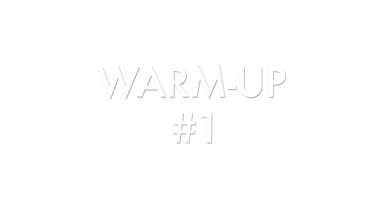 Adapted PE Warm-up #1