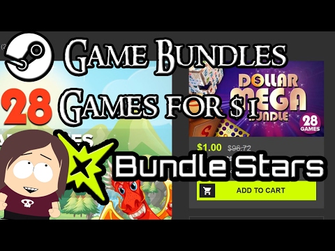 Bundle Stars Dollar Mega Bundle || $1 for 28 Steam Games with Trading Cards!