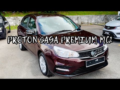 PROTON SAGA PREMIUM MC2 ROSEWOOD MAROON