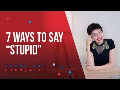 How to Say Stupid in French | 7 French Expressions