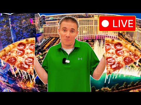 🔴Las Vegas LIVE - Best NEW Pizza Deals on the Las Vegas Strip!