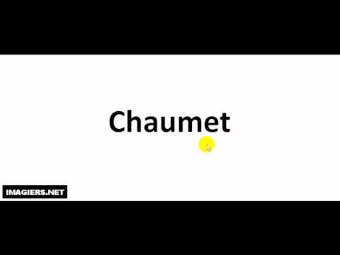 How To Pronounce French Brands = Chaumet