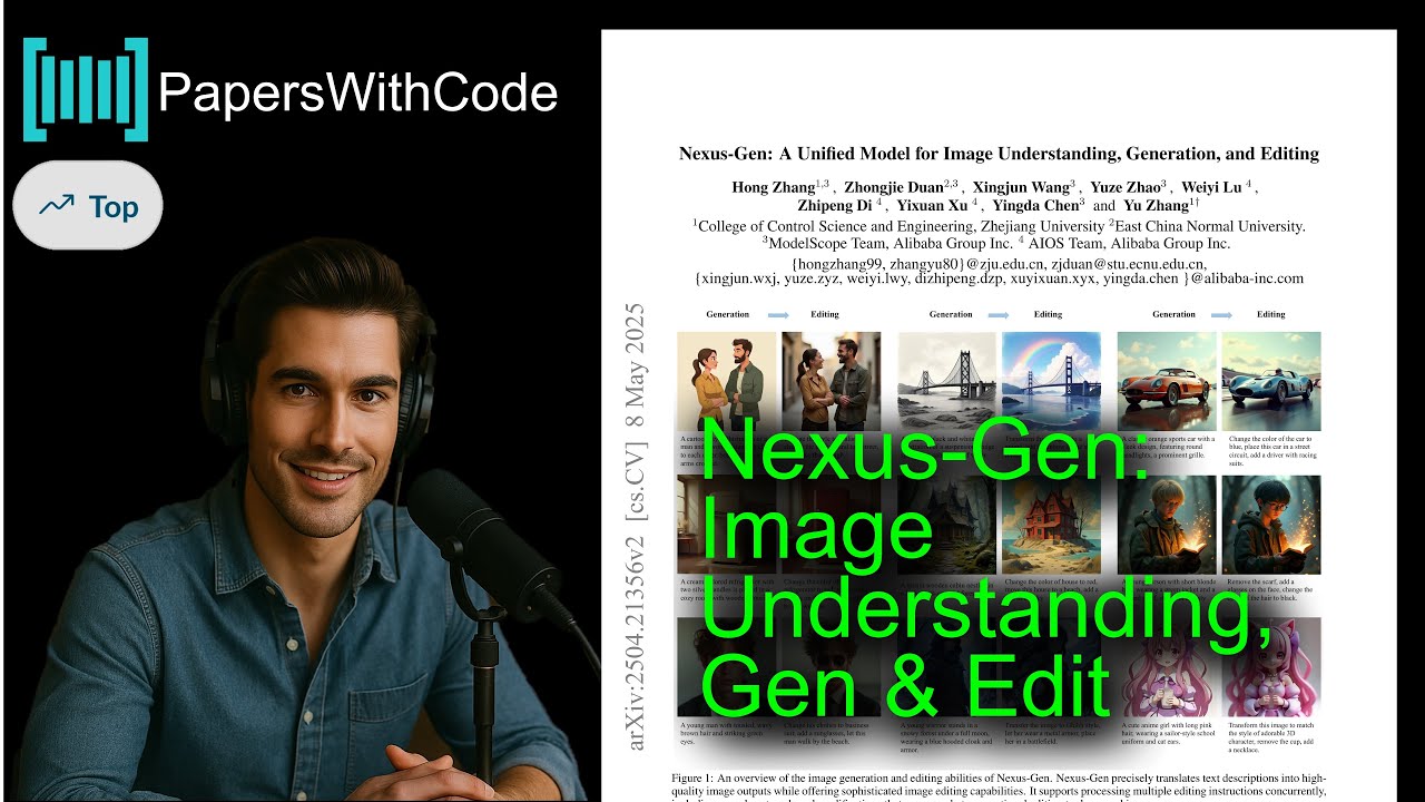 Nexus-Gen: Image Understanding, Gen & Edit