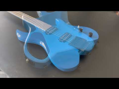 Kiesel Vader 6 Grabber Blue Birds Eye Maple 2013 | Reverb
