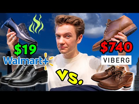 How $19 Walmart Loafers Compare to $740 Logging Shoes.