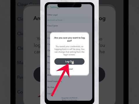Snapchat account logout kaise karen π± How to logout Snapchat account 2024 | #shorts