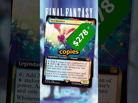Why Are Final Fantasy Extended Art Foils So Expensive?
