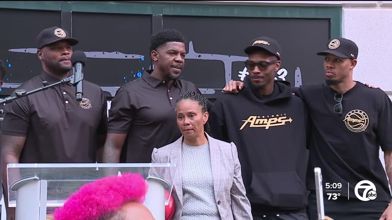 Detroit Amps introduced as our newest basketball team