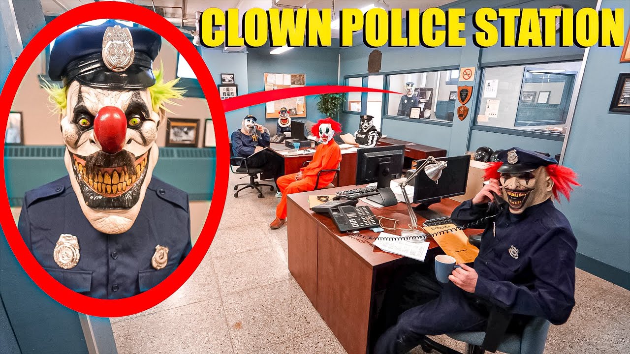 IF YOU EVER SEE A CLOWN POLICE STATION, RUN! (CLOWN COPS ARRESTED US)