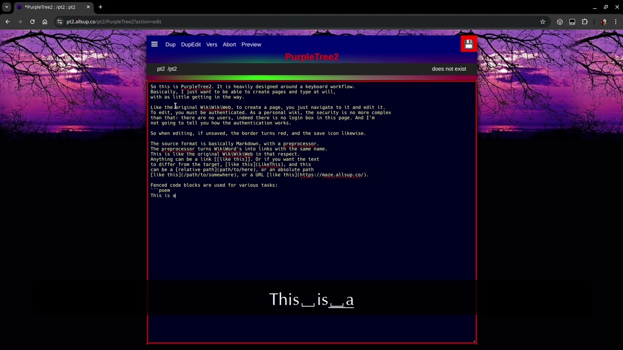 Purple Tree 2 Editing Workflow