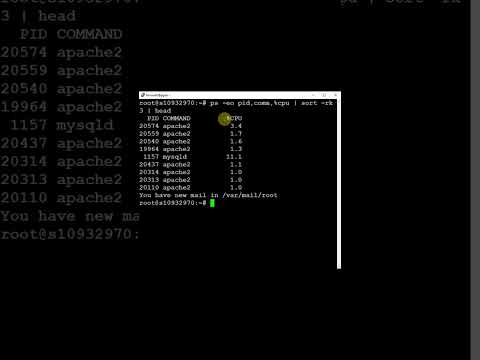 Listar los 10 principales procesos que consumen CPU en Linux #shorts