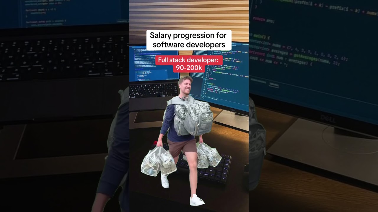 Software developer salary/career progression #programming #softwaredeveloper