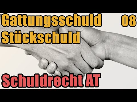 Schuldrecht I 08 - Gattungsschuld und Stückschuld