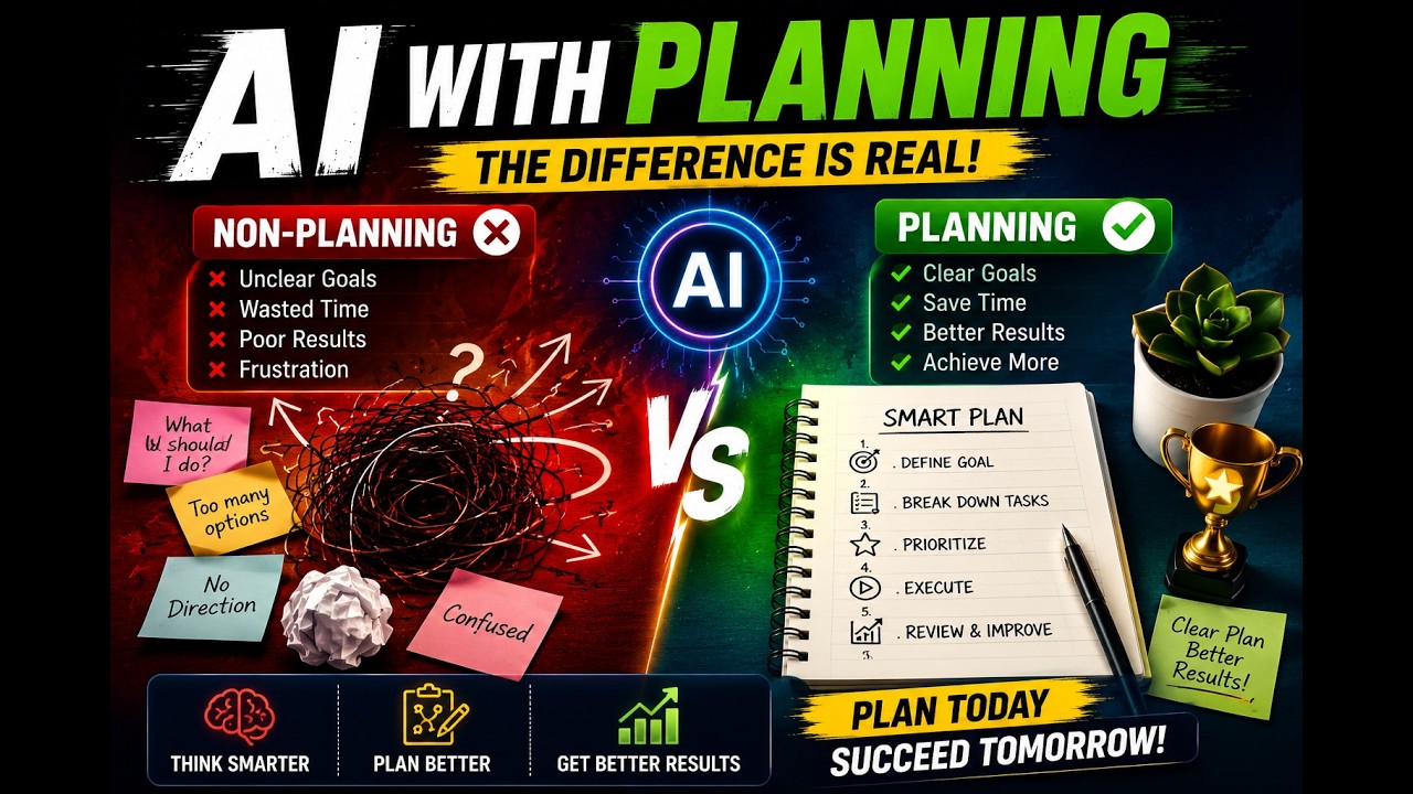 Using AI with Planning vs Without Planning | Huge Difference