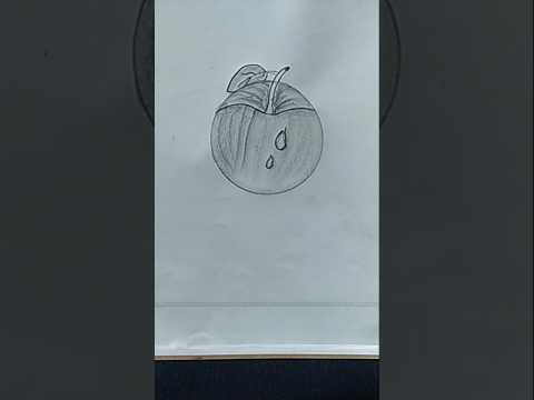 How To Draw An Apple || Step By Step Apple Drawing || Easy Drawing #apple #shorts #ytshorts #yt