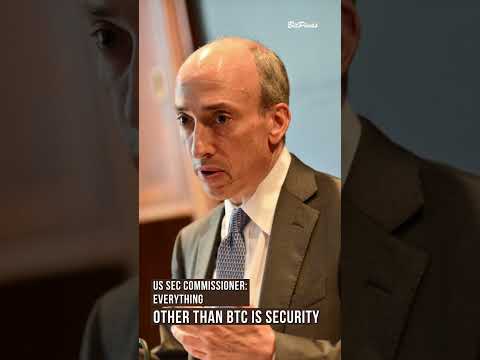 US SEC Chair Gensler Everything Other than Bitcoin is a Security #shorts