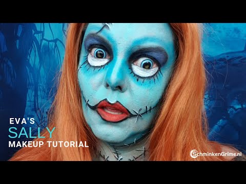 Sally Face Paint Tutorial | Sally Nightmare Before Christmas | Halloween Face Paint