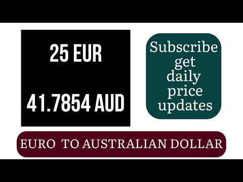 Euro to Australian Dollar Currency Exchange Rates Today 30 January 2025 EUR TO AUD