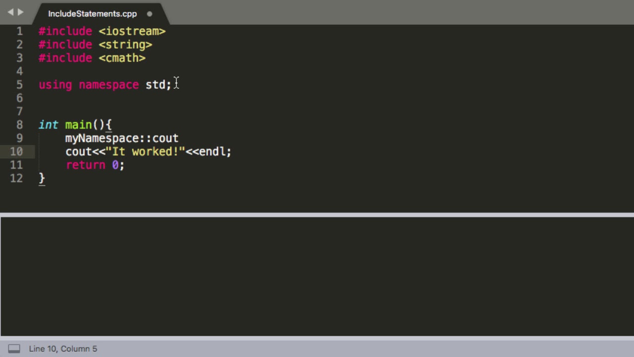 Data Structures Tutorial - 5 - #Include Statements And 
