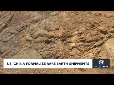 US, China formalize rare earth shipments