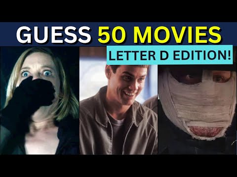 Guess 50 Movies Starting with Letter D | 50 Films Challenge
